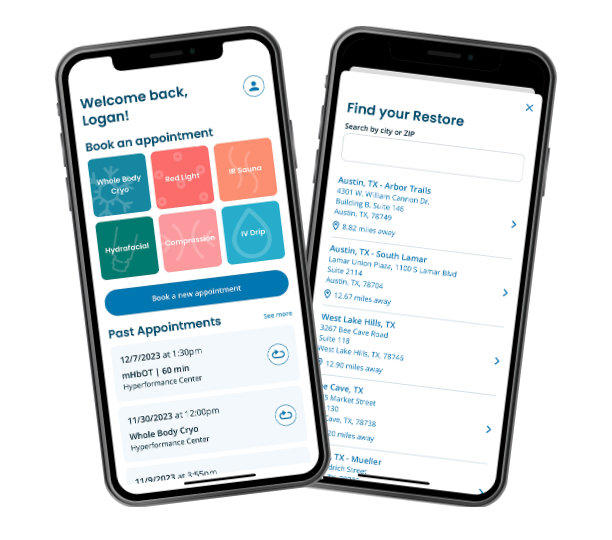 Restore Hyper Wellness App